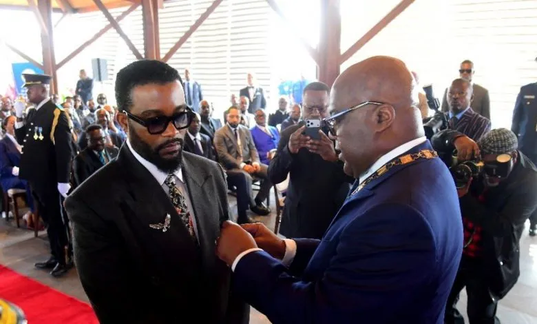 RDC : Fally Ipupa décoré par Félix Tshisekedi